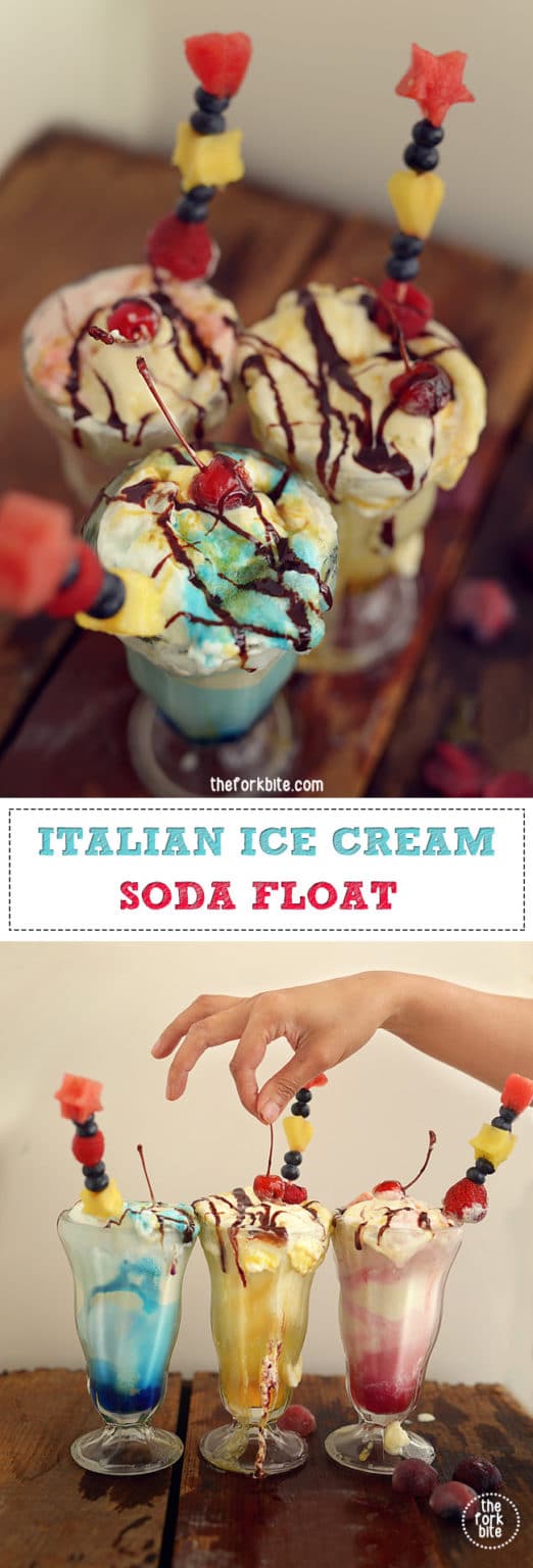Italian Ice Cream Soda / Float Recipe