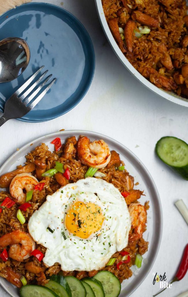 Indonesian Fried Rice | Nasi Goreng - The Fork Bite