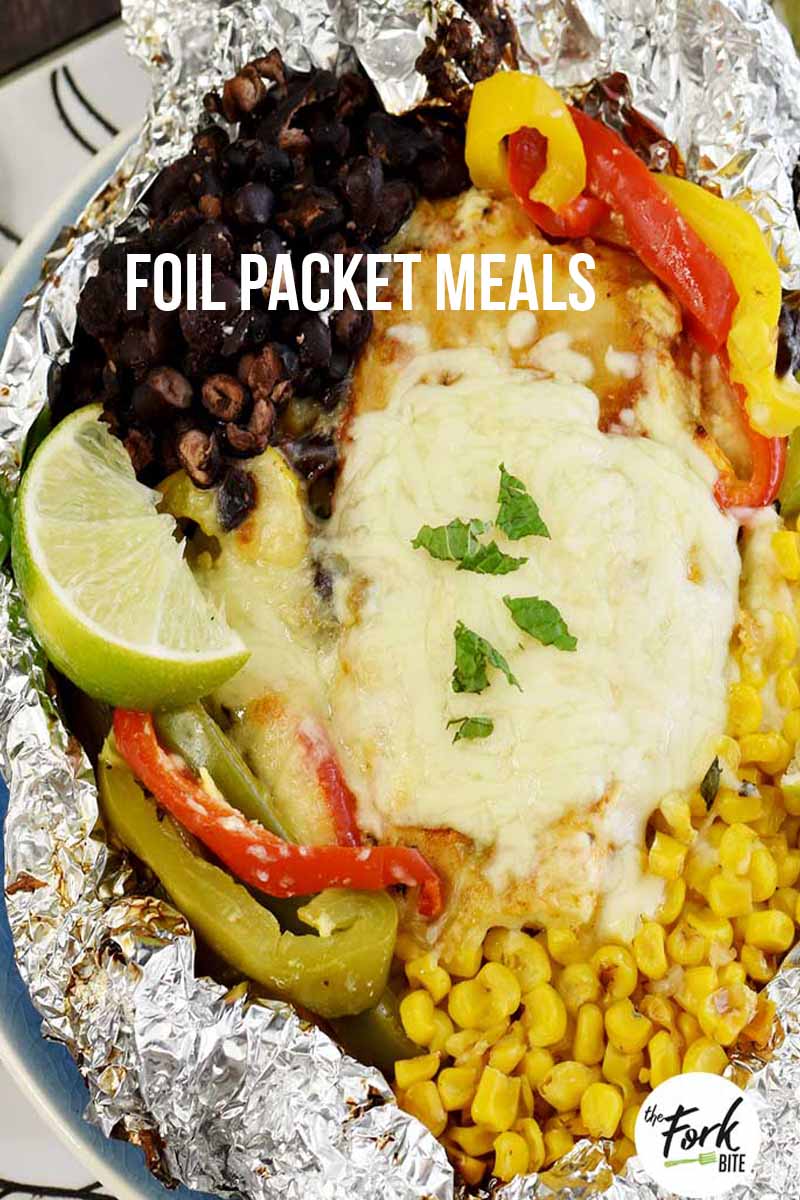 Foil Packet Meals - Foil Pack Dinner Chicken with Rice - The Fork Bite