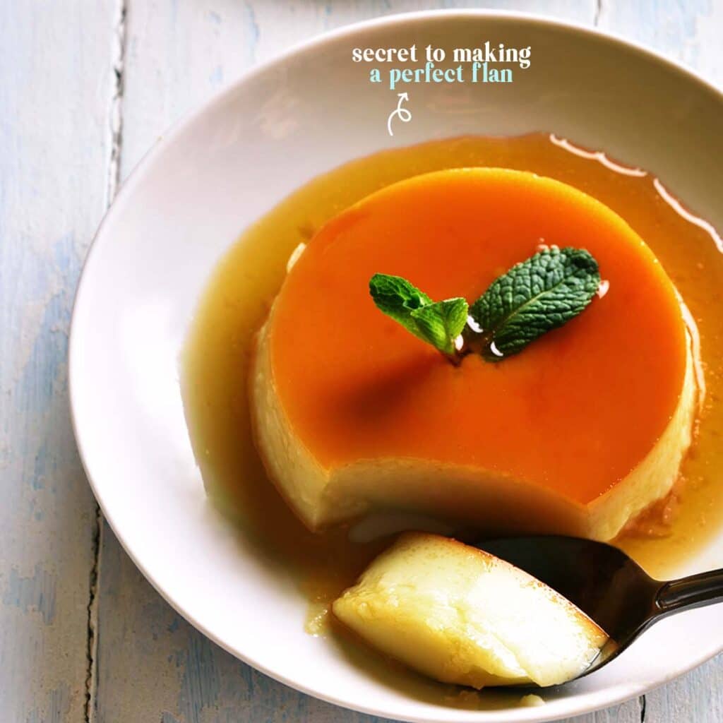 Secret to Making Perfect Flan not Overcooked Flan - The Fork Bite