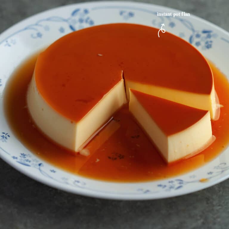 Silky Smooth Instant Pot Flan Creme Caramel | Bahn Flan - The Fork Bite
