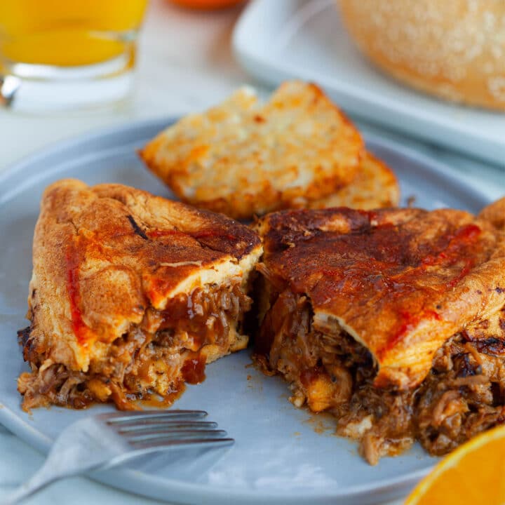 Pulled Pork Omelet (Extra Fluffy) - The Fork Bite