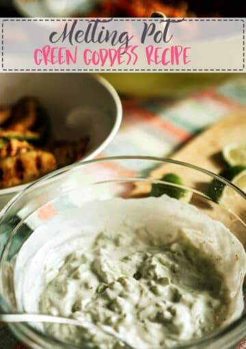 Melting Pot Green Goddess Recipe for your next Party - The Fork Bite