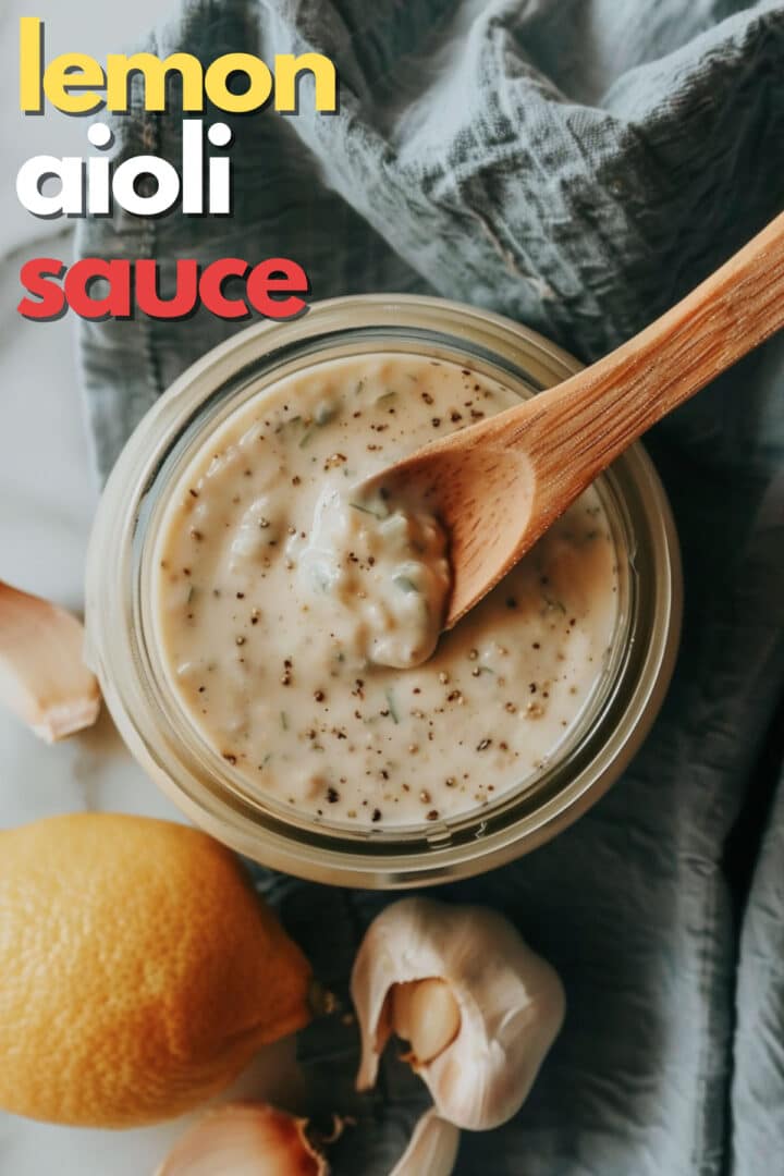 Lemon Aioli Recipe - The Fork Bite